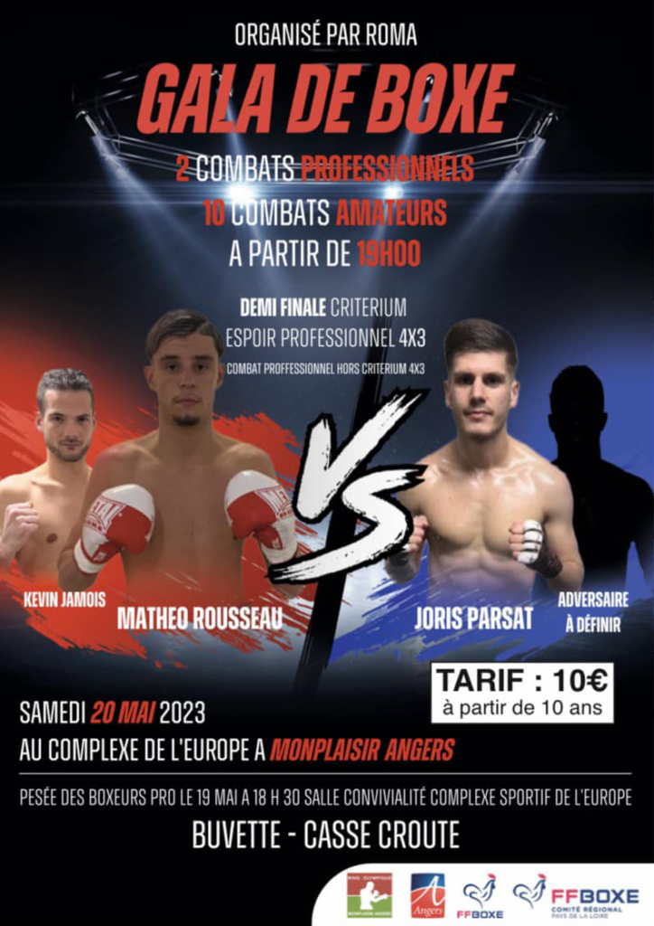 Une grande soirée boxe à Monplaisir - La Dalle Angevine
